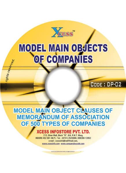 Model Main Objects of Companies – Model Main Object clauses of ...